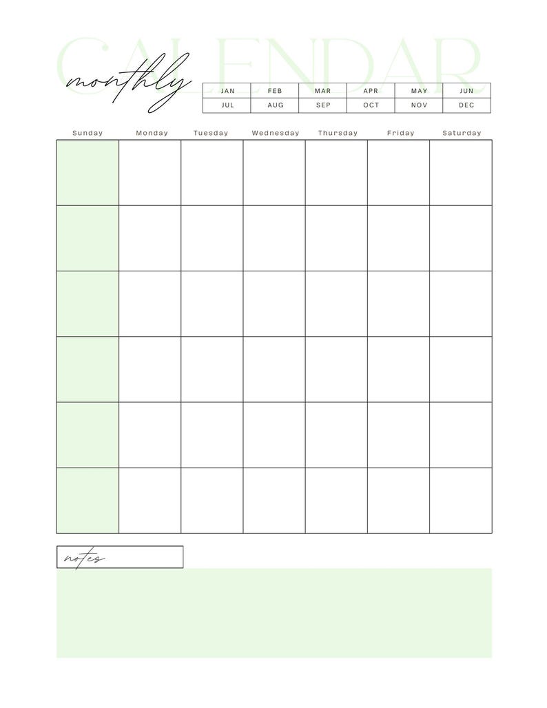 Printable 8.5x11 Daily, Weekly & Monthly Planner Sheets + Habit Tracker ...