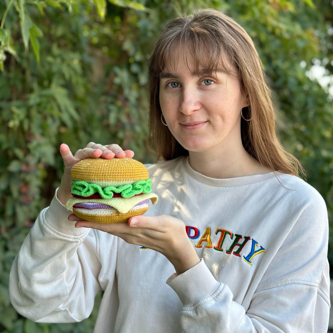 Crochet Burger Coaster Set Pattern, Stacking Food Coasters PDF Download ...