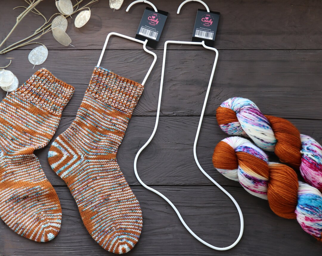 1 Pc METAL Wire SOCK BLOCKER, Durable Metal Hanger for Wet Blocking ...