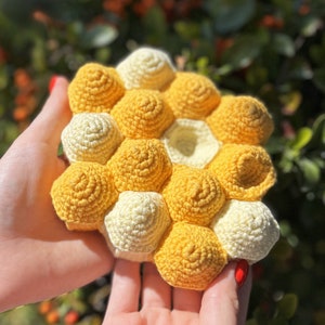 The ORIGINAL BEE POP Memory Game Pop It Crochet Pattern, Crochet Bee ...
