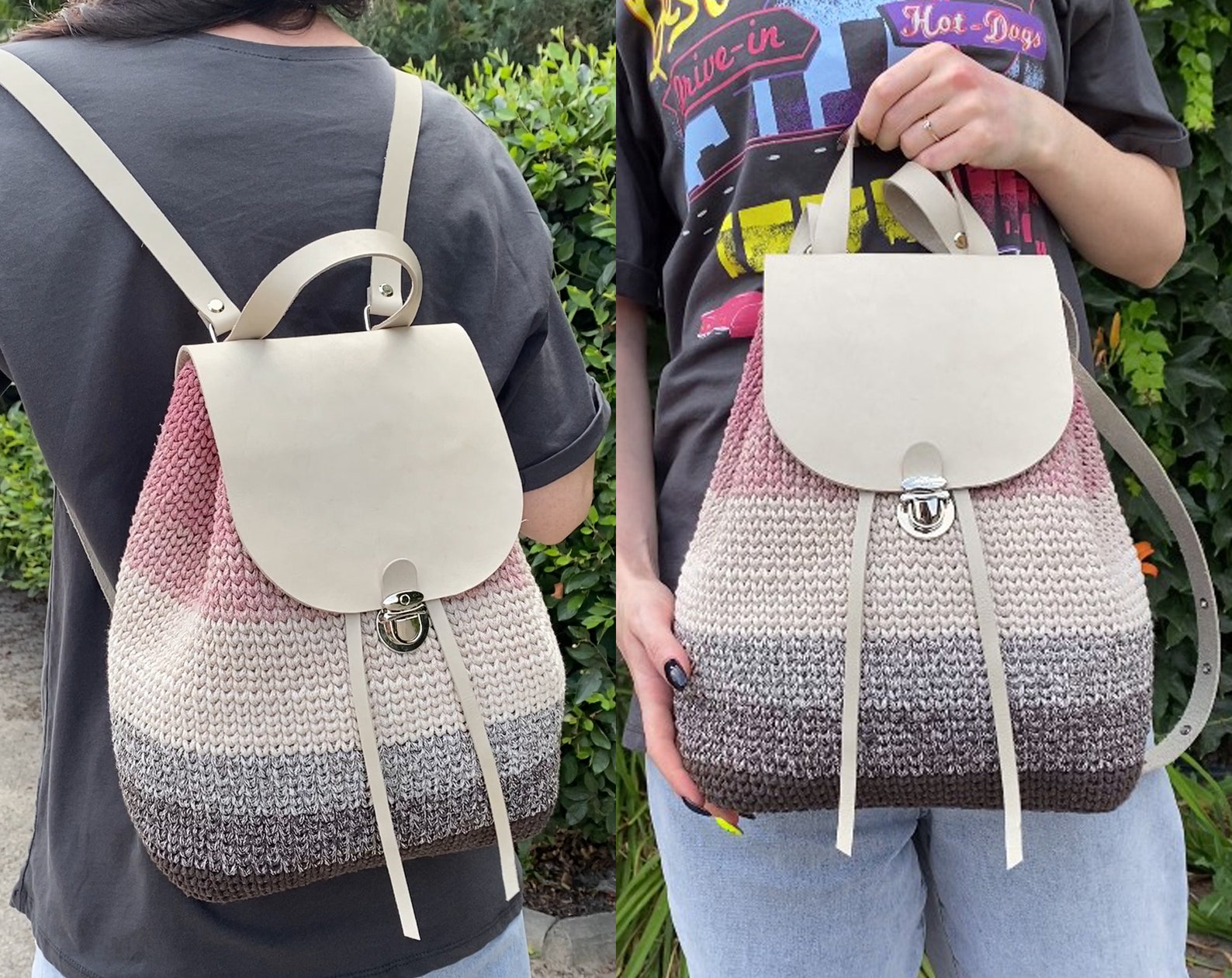 EASY Crochet Backpack Pattern PDF Crochet Backpack Tutorial - Etsy