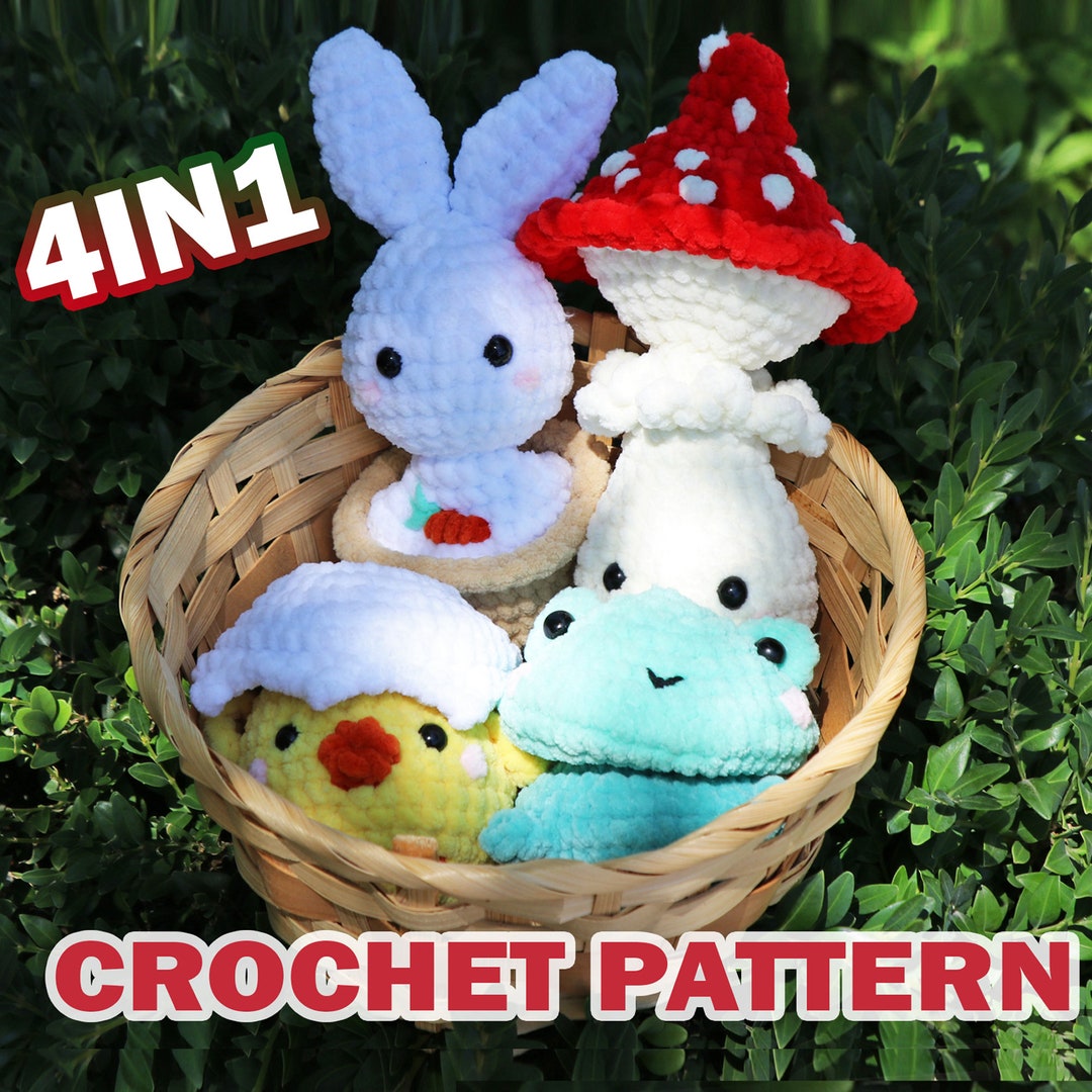 MINI POPS Crochet Pattern SET, Amigurumi Plushie Crochet Pattern Pdf in ...