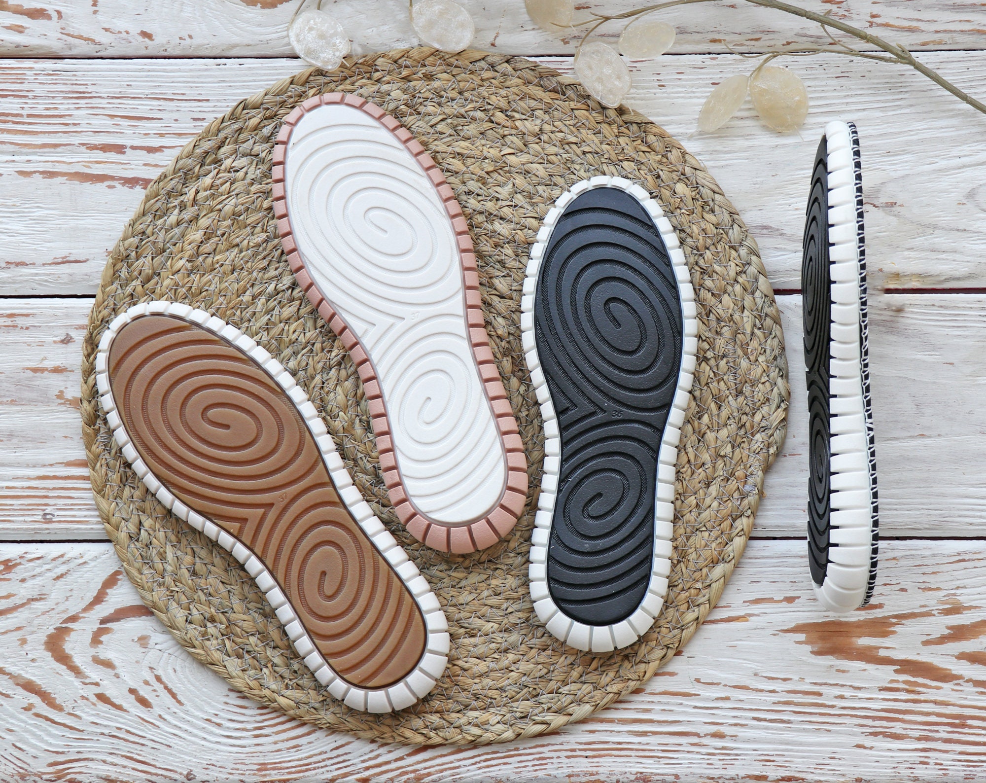 RUBBER SOLES Sizes 36 40. Soles for Crochet. Mens Women - Etsy UK