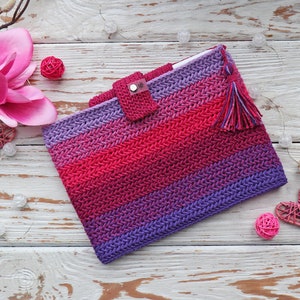Crochet iPad Sleeve Pattern, Tablet Case DIY Tutorial PDF Pattern - Etsy