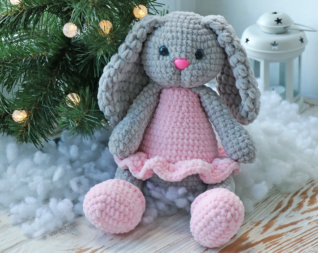 Crochet Bunny Pattern, Amigurumi Rabbit PDF Tutorial - Etsy