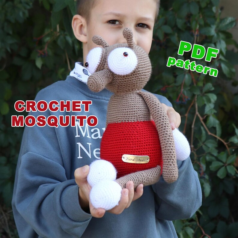 Crochet Mosquito Amigurumi Pattern: Stuffed Toy (PDF Pattern) - Etsy