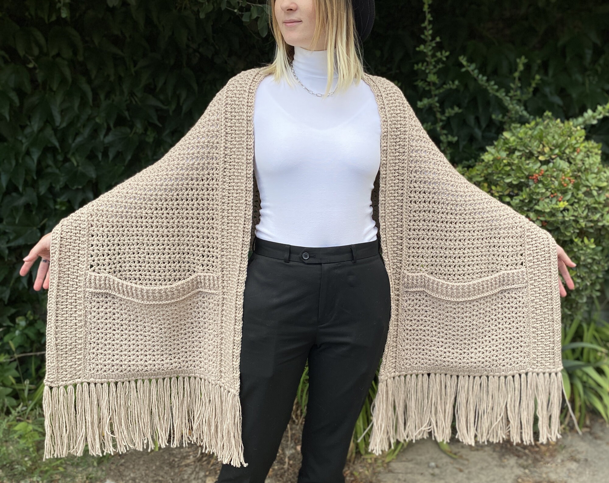 Easy Crochet Shawl PATTERN Crochet Wrap PDF Pattern Women - Etsy