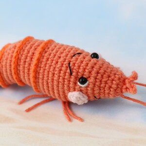 Shrimp Crochet Pattern, Amigurumi Sea Creature PDF Pattern - Etsy