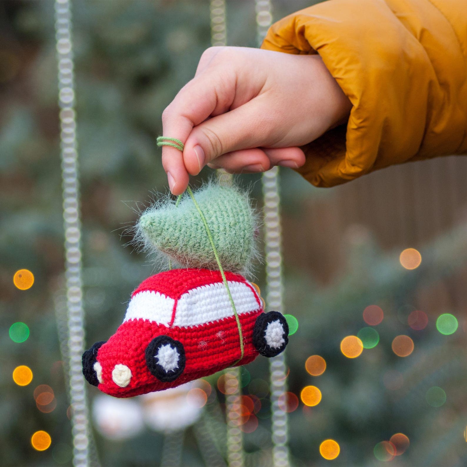 Christmas Car Crochet Pattern, Xmas Tree Amigurumi PDF Pattern, Holiday ...