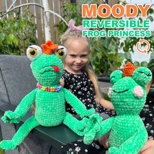 CROCHET FROG PATTERN, Amigurumi Frog Pattern, Fluffy Frog Crochet ...
