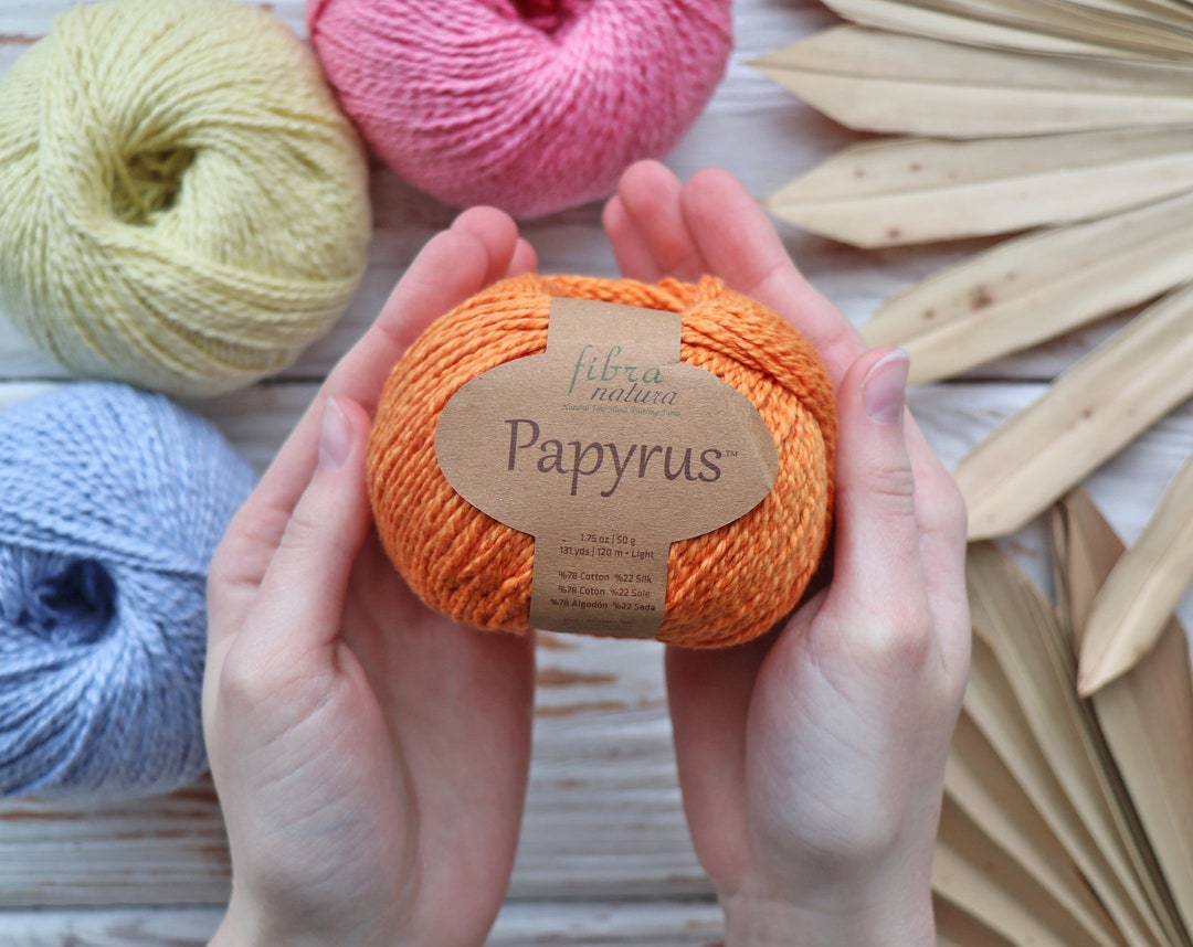 COTTON SILK YARN. Cotton Blend Dk Weight Yarn. Organic Cotton - Etsy