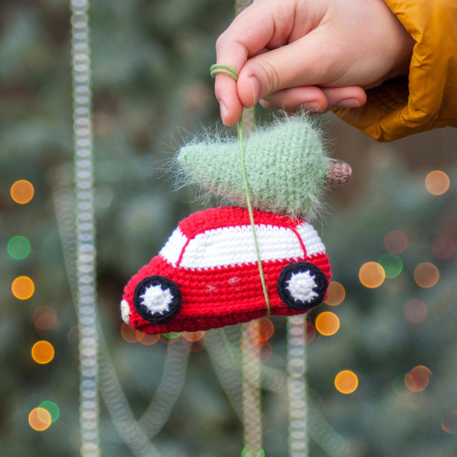 Christmas Car Crochet Pattern, Xmas Tree Amigurumi PDF Pattern, Holiday ...