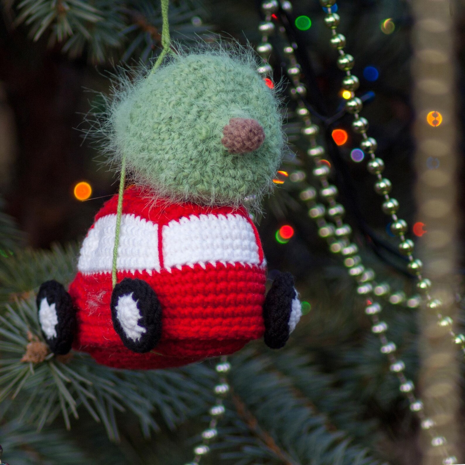 Christmas Car Crochet Pattern, Xmas Tree Amigurumi PDF Pattern, Holiday ...