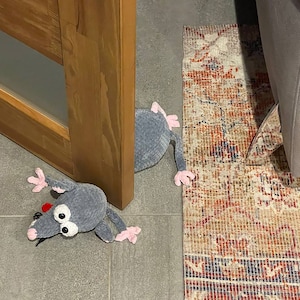 Crochet Rat Door Stopper Pattern PDF Easy Beginner Amigurumi Home Decor ...