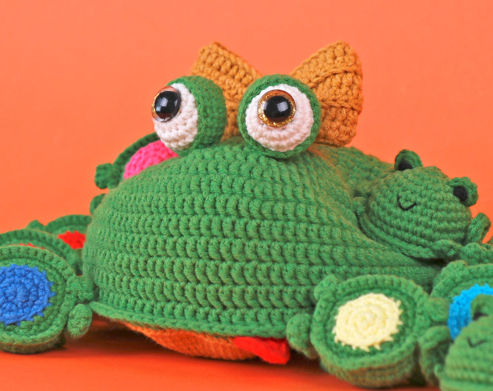 The ORIGINAL Frog Memory Game Frog Crochet Memory Game - Etsy