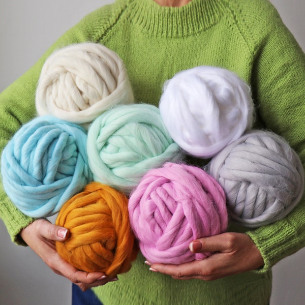 Super Chunky Yarn - Etsy