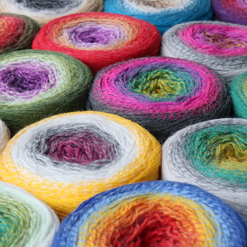 Multicolor Wool Yarn - Etsy