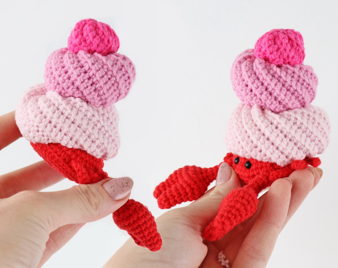 Crochet Sea Animal: HERMIT CRAB, Amigurumi Crab, Easy Hermit Crab ...