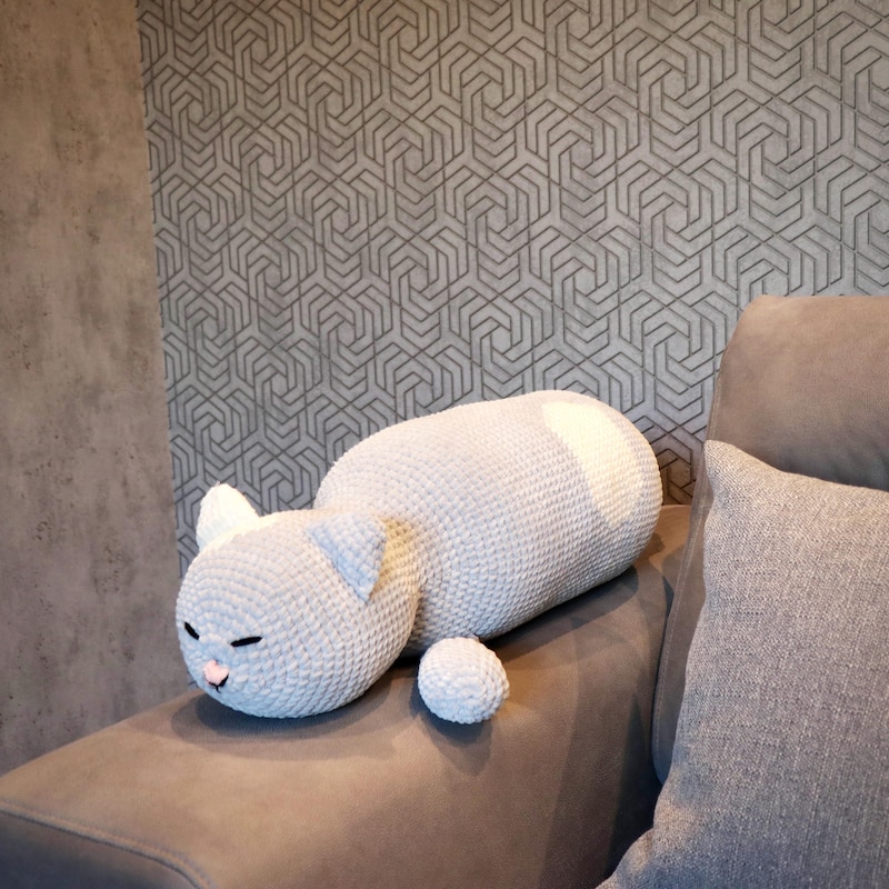 Crochet Cat Pillow Pattern - Etsy