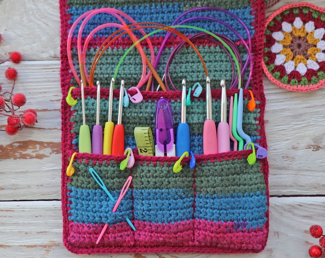 SUPER EASY Crochet Hook CASE Pattern, Pdf Hook Organizer Diy ...