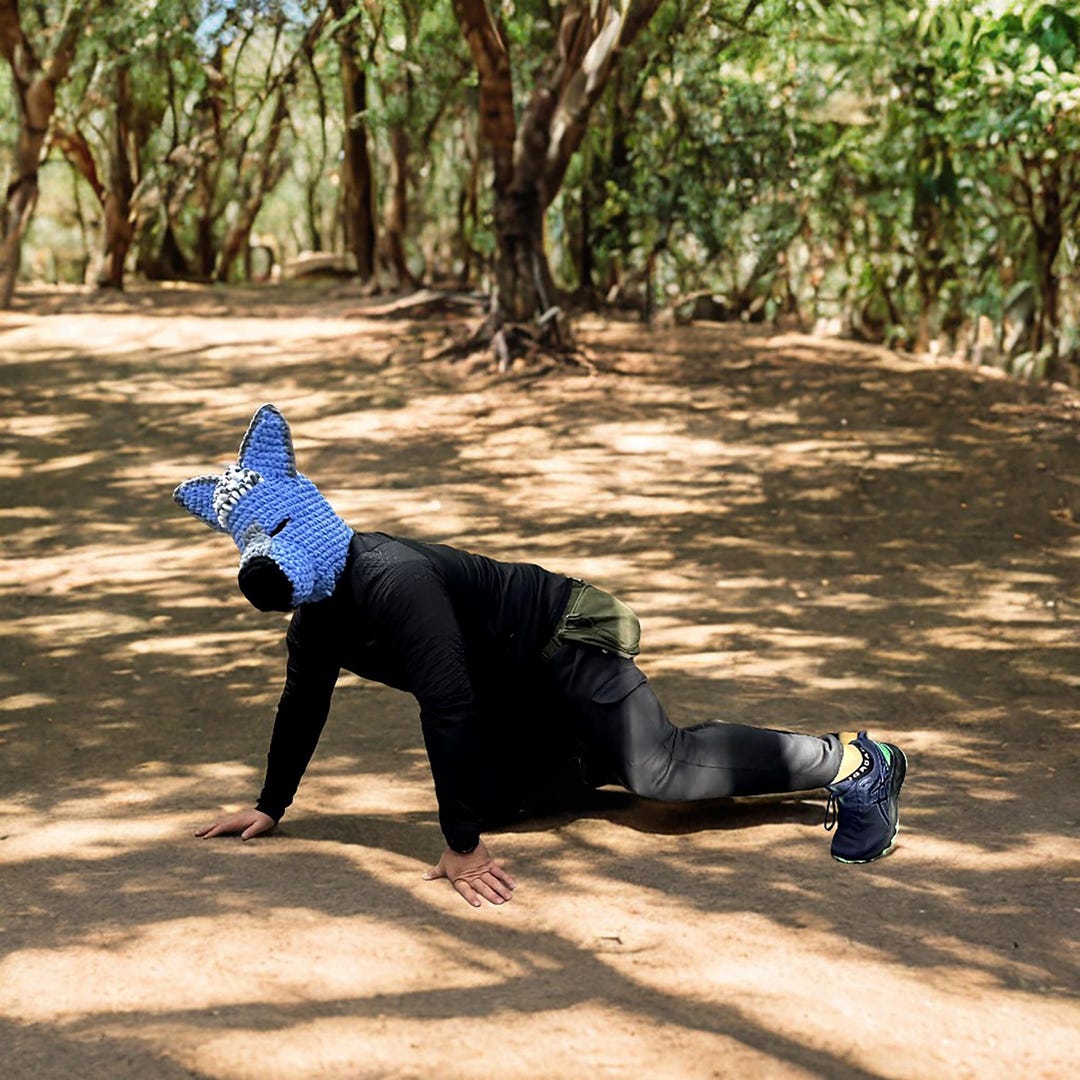 FURSUIT HEAD Crochet Pattern, DIY Fursuit Finger Knitting Pattern ...