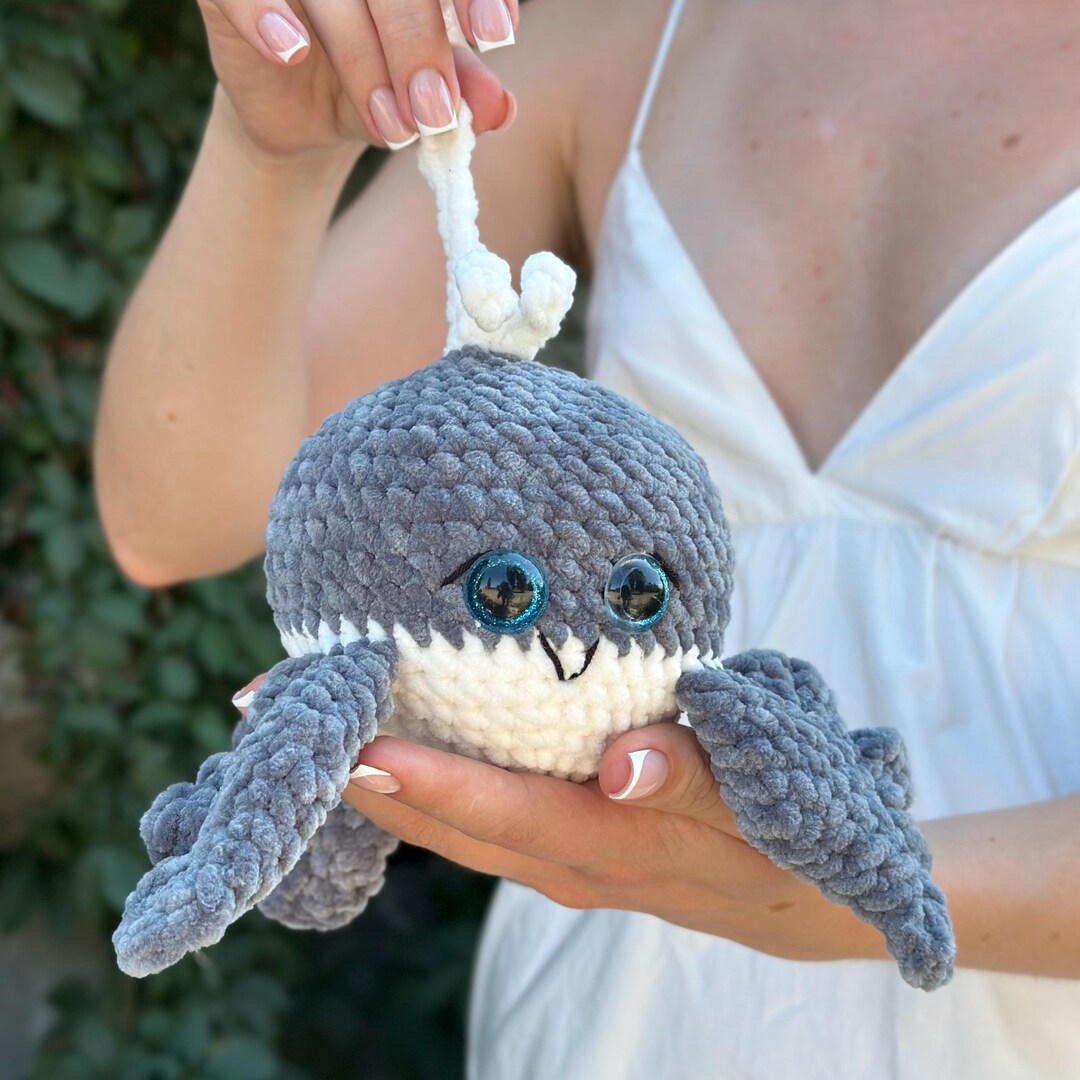 Crochet Whale NO SEW Pattern, PDF Beginner Crochet Pattern, Easy ...
