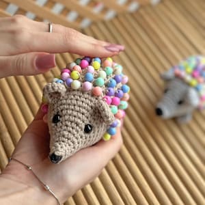 Bead Crochet Hedgehog Pattern: 2-in-1 Fidget Toy (PDF Pattern) - Etsy