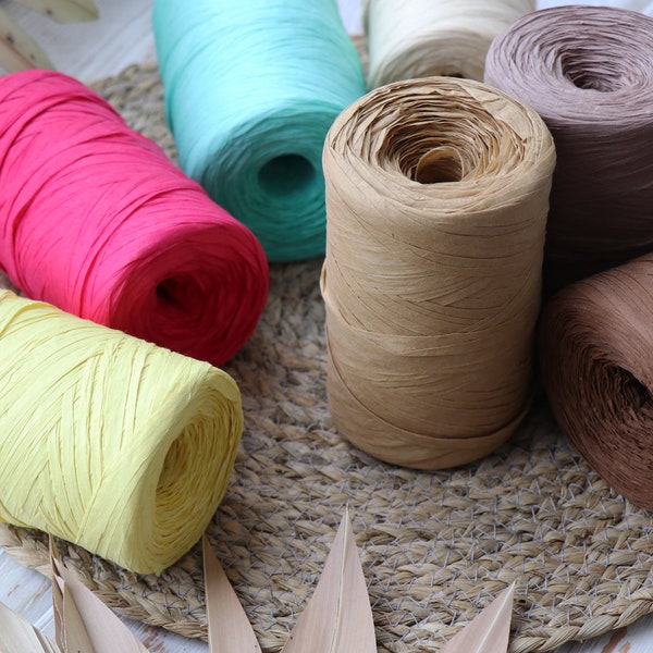 Raffia Yarn - Etsy