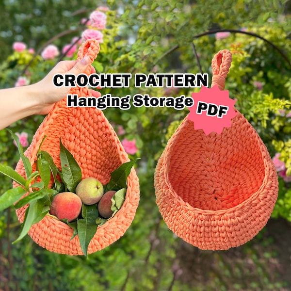 Crochet Wall Hanging Organizer Pattern - Etsy