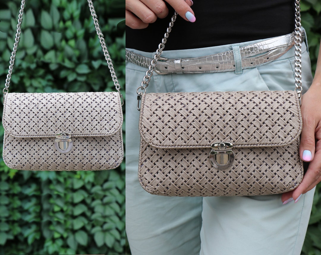 Embroidery Pattern Plastic Canva BAG. Video Tutorial Bag on Plastic ...