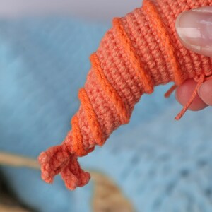 Shrimp CROCHET PATTERN, Low Sew Prawn Amigurumi PDF, Sea Creature ...