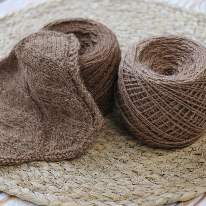 100% Camel Wool Yarn, Undyed Camel Hair Yarn, Sport Weight Organic ...