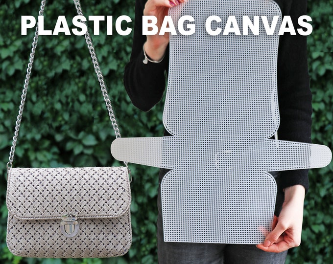 BAG PLASTIC CANVAS in 3 Size, Bag Plastic Canvas Pattern, Plastic ...