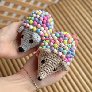 Bead Crochet Hedgehog Pattern, Stress Relief Toy 2-in-1 Fidget PDF ...
