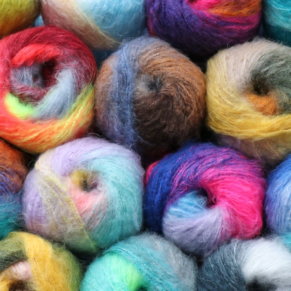Multicolor Wool Yarn - Etsy