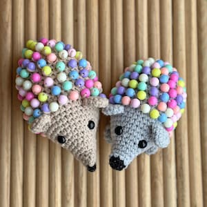 Bead Crochet Hedgehog Pattern, Stress Relief Toy 2-in-1 Fidget PDF ...