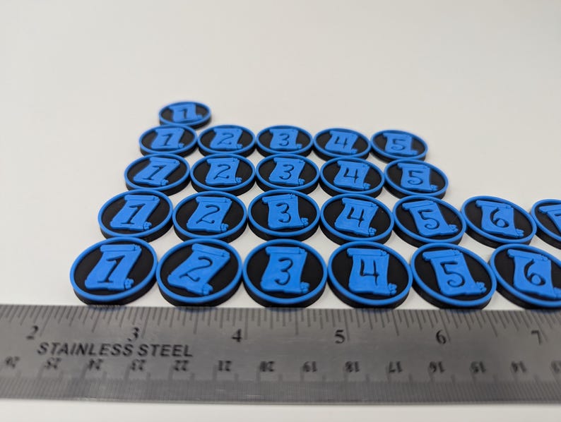 Spell Slot Tokens - Trackers - Lots of Colors - RPG Gaming - Dungeons ...