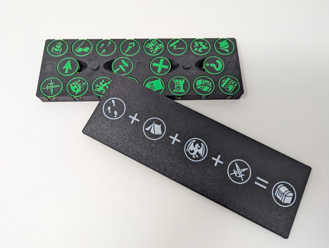 Adventure Set - Map Markers - Gaming Tokens -dungeons & Dragons Fantasy ...