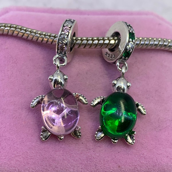 Pink Green Turtle - Etsy