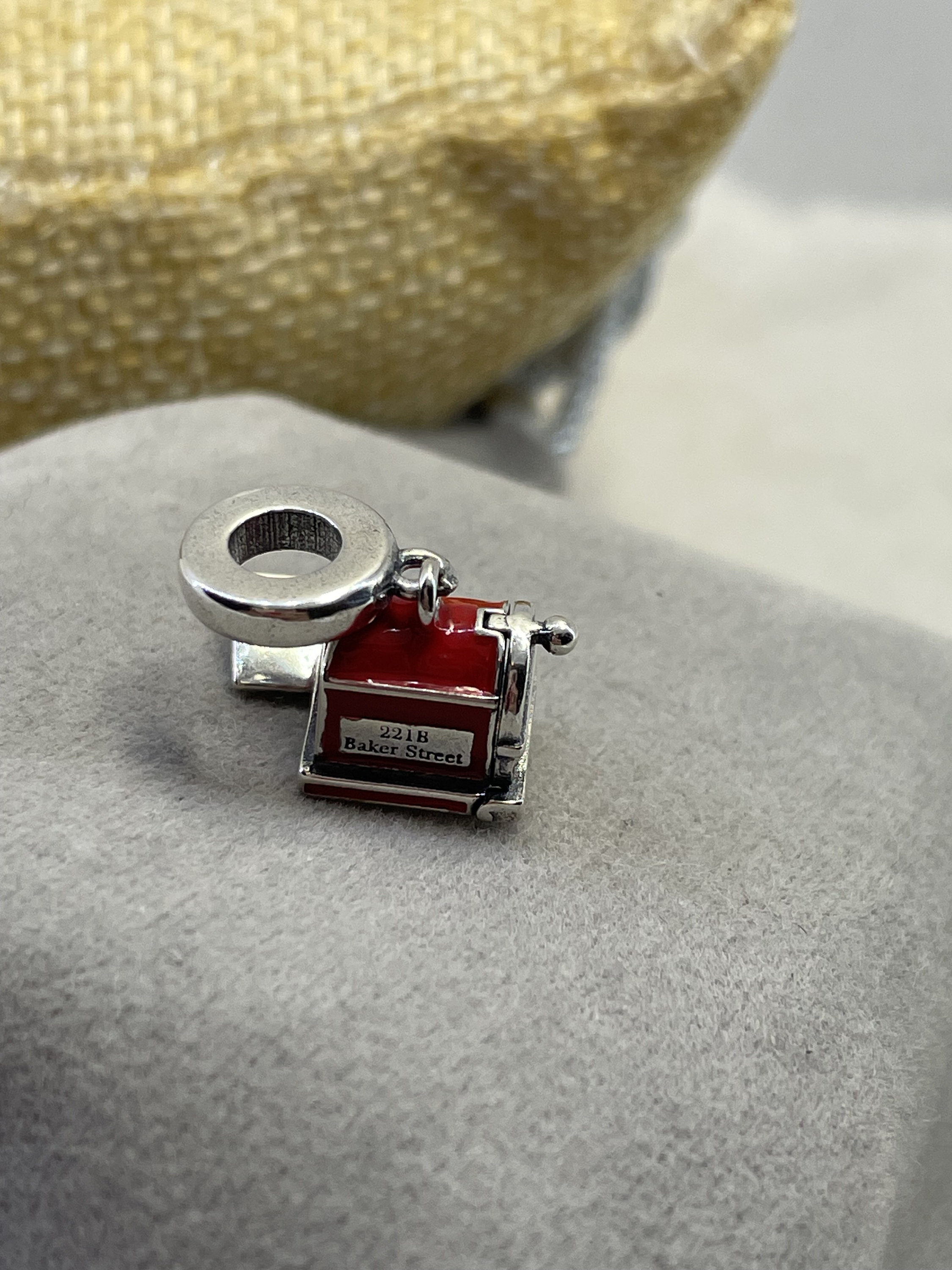 Sterling Silver Mailbox Post Office Letter Charm Bead With Functioning ...