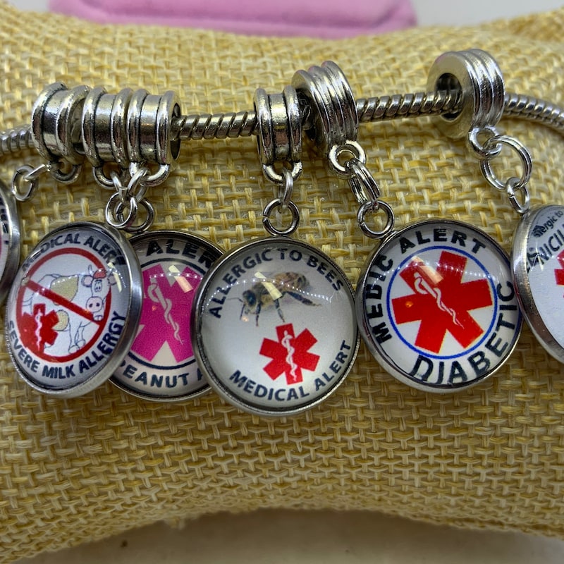 Medical Alert Charm - Etsy