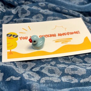 You Are Ducking Awesome Inspirational Motivational Duck and Card Set(s ...