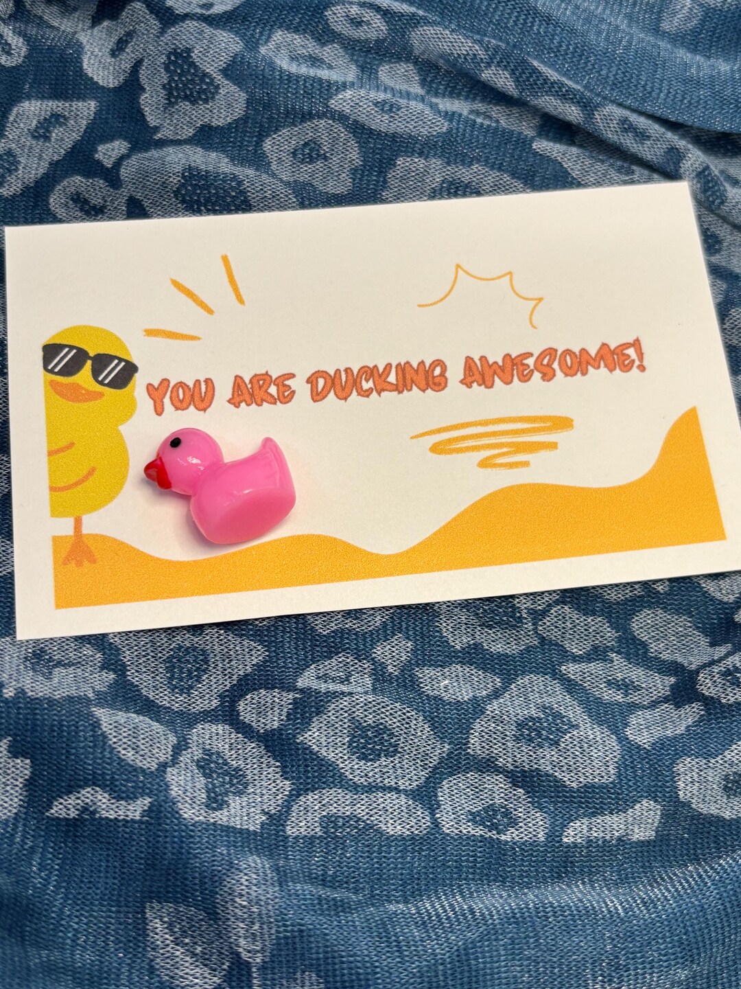 You Are Ducking Awesome Inspirational Motivational Duck and Card Set(s ...