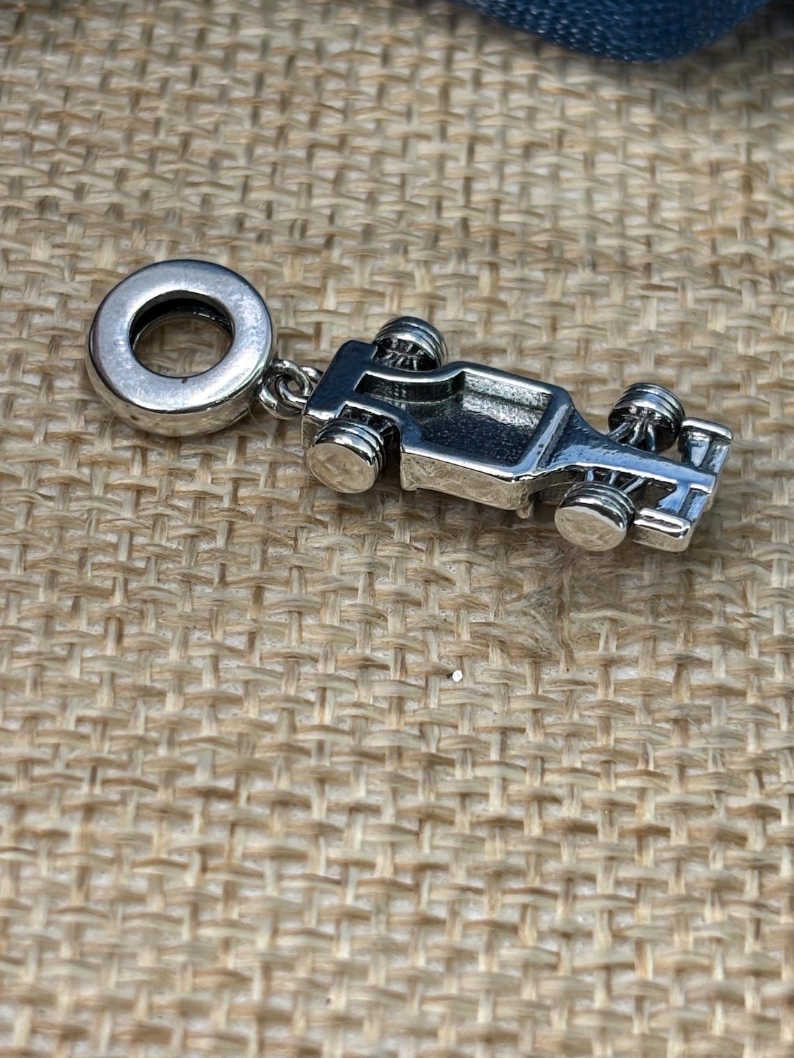 Sterling Silver Formula 1 One Race Car Charm Pendant - Etsy