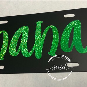 Holographic Rainbow Custom Title Mimi Nana Momma Mommy Yaya License ...