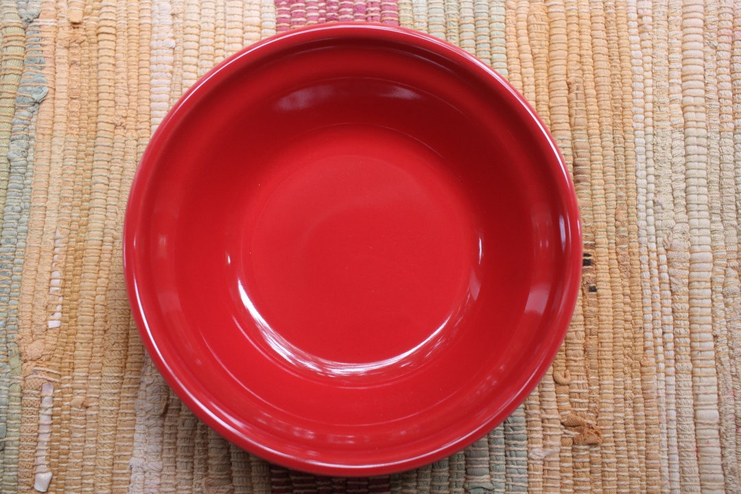 Fiestaware Fiesta Scarlet Retired SMALL 6 Deep Dish Pie Baker Brand New ...