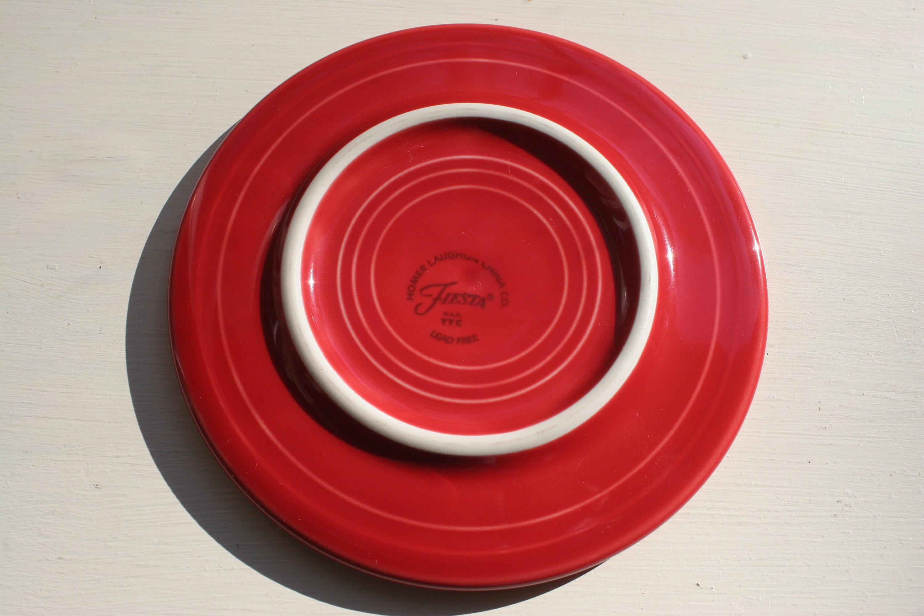 Fiestaware Fiesta Scarlet Red 6 Inch Dancing Lady Trivet Brand New Old ...