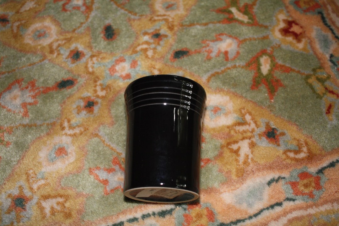 Fiestaware Fiesta BLACK Retired TUMBLER Brand New Old Stock With TAG - Etsy