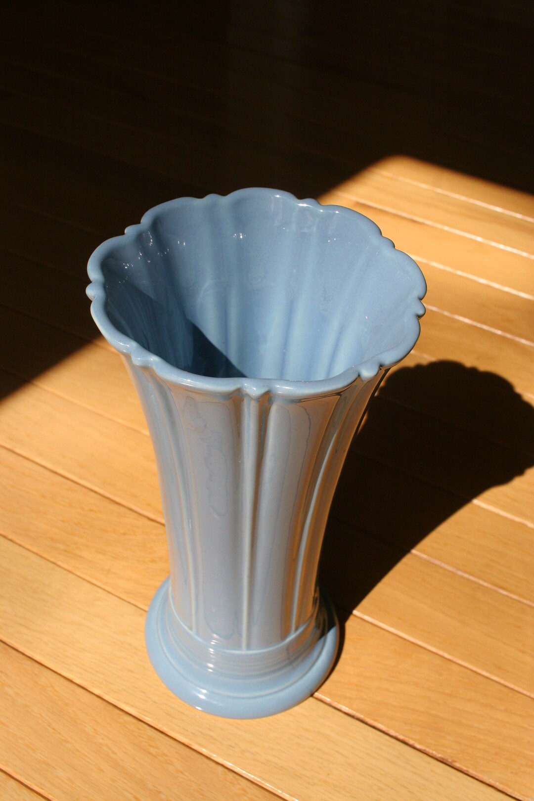 Fiesta Fiestaware Retired Periwinkle 9 5/8 Inch Medium Vase Brand New ...