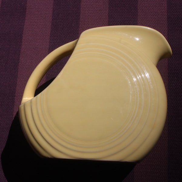 Small Yellow Pitcher - Etsy